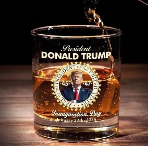 President Trump 45 & 47 Inauguration Whiskey Glasses - Order Page